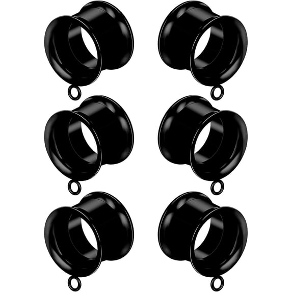 8G-25mm DIY Double Flared Gauges for Ear Tunnels Plugs Earrings 316L ...