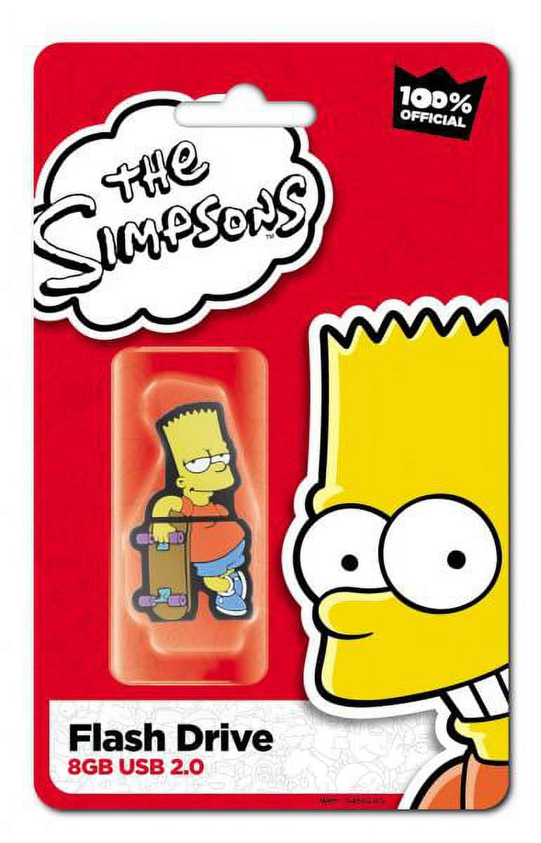 8GB Bart Simpson USB Flash Drive - Walmart.com
