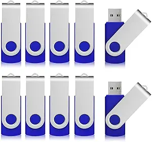 8GB Bulk Flash Drive 100 Pack USB 2.0 Flash Drives Bulk Thumb Drives ...