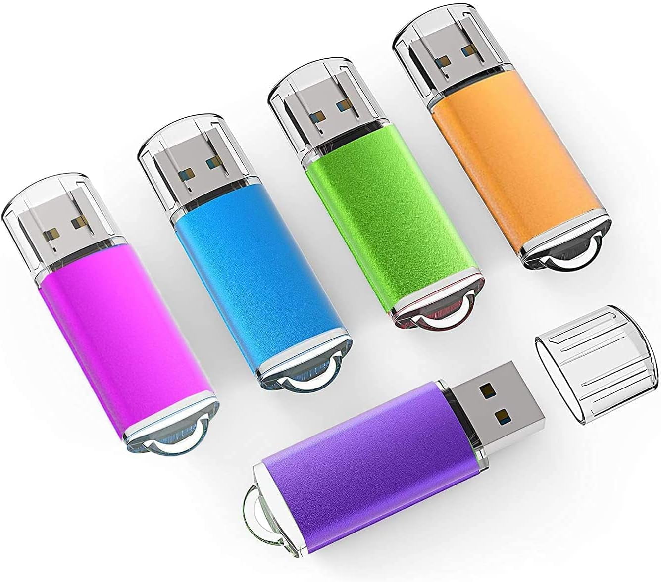 8GB USB Flash Drive K&ZZ 5 Pack Memory Sticks USB 2.0 Thumb Drive Easy ...