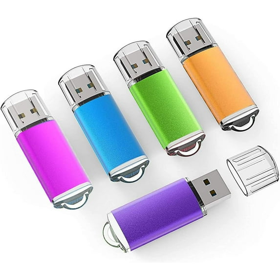 8GB USB Flash Drive K&ZZ 5 Pack Memory Sticks USB 2.0 Thumb Drive Easy ...