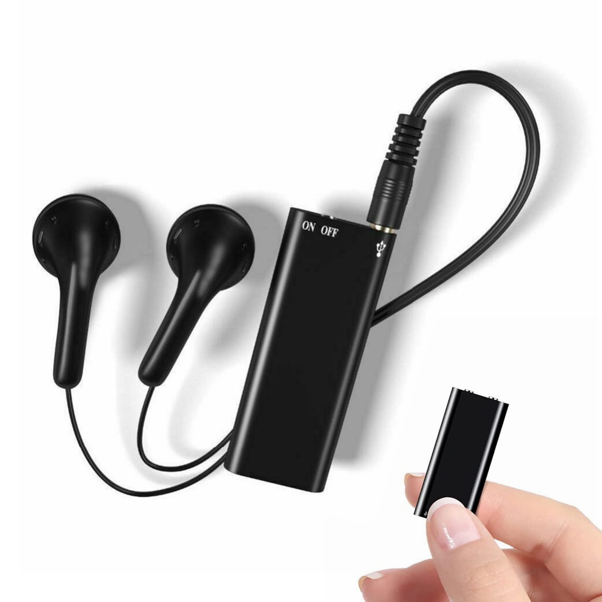 8GB Voice Activated USB Recorder, Portable Digital Pocket Device for ...