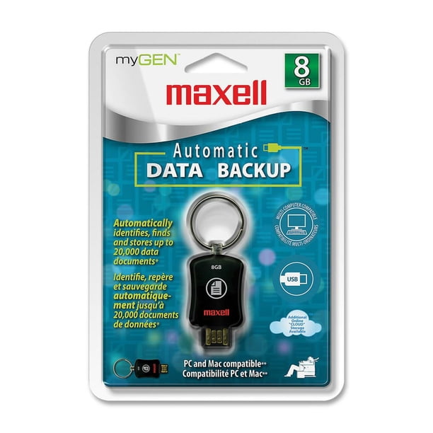8GB myGEN Data Backup USB 2.0 Flash Drive - Walmart Business Supplies