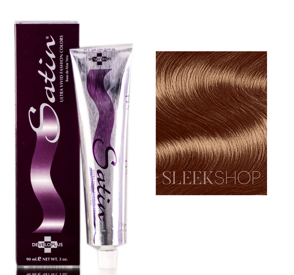 8GC - Light Golden Copper Blonde , Satin Hair Color - ultra vivid ...