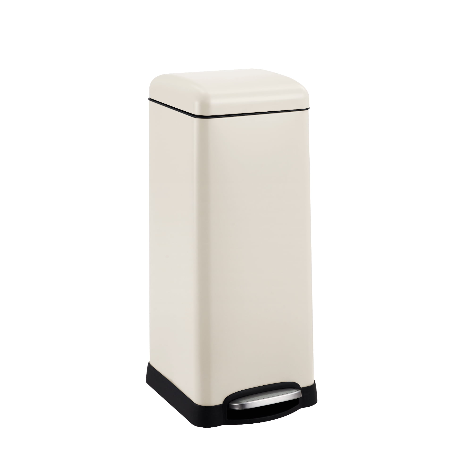 8Gallon / 30L Kitchen Trash Can, Stainless Steel Rectangular Pedal ...