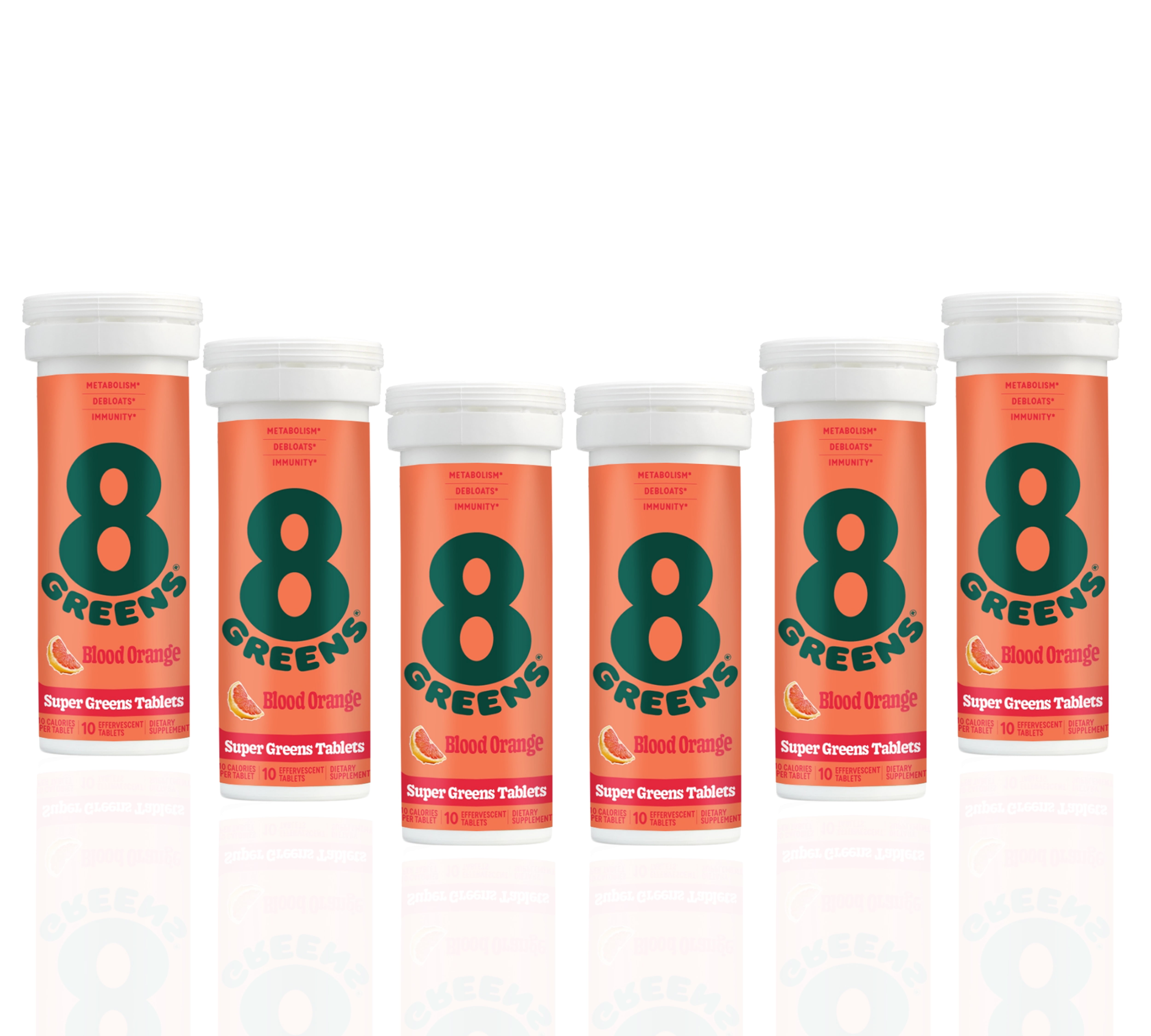 8Greens Daily Greens Effervescent Tablets - Superfood Booster, Energy ...