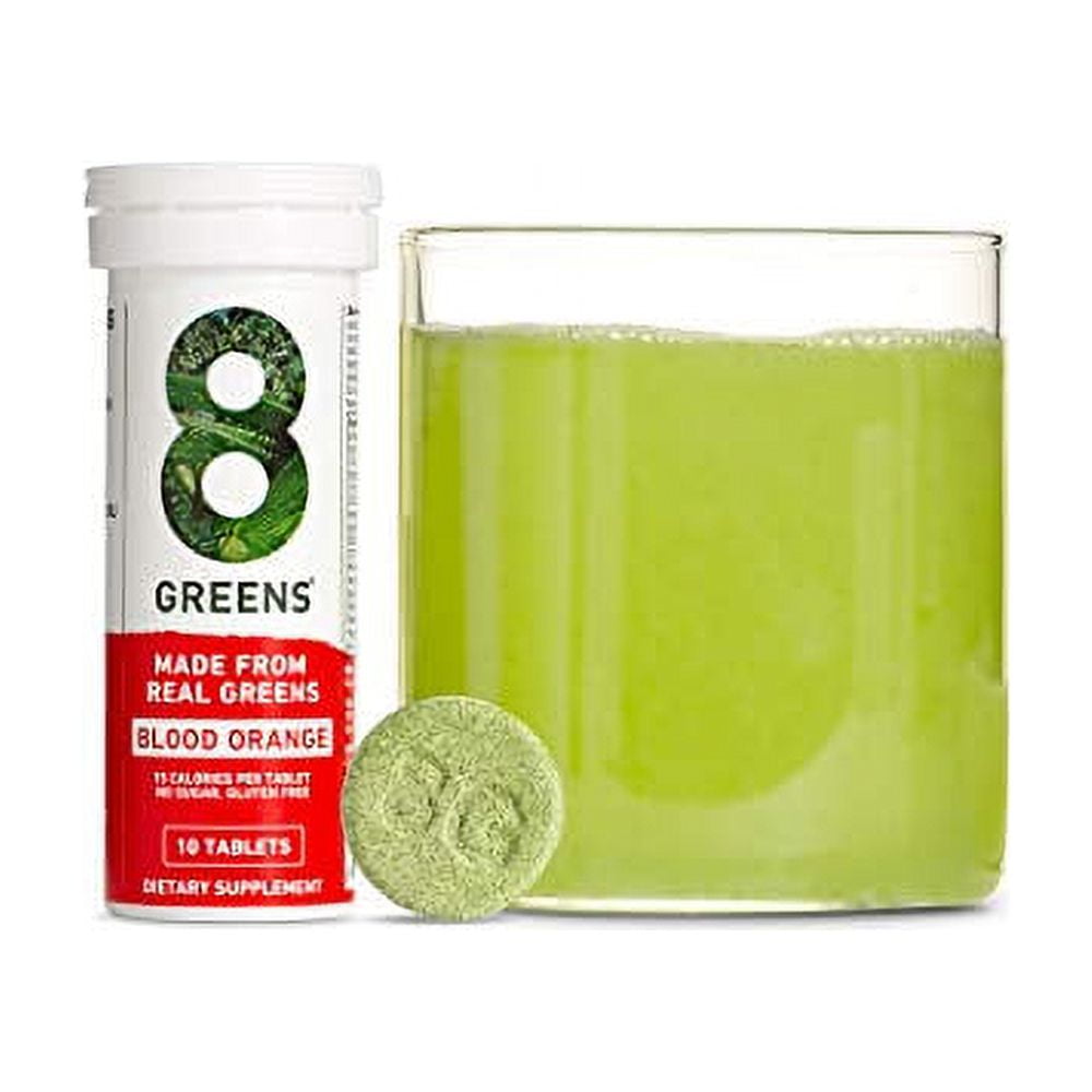 8Greens Effervescent Super Greens Dietary Supplement - 8 Essential ...