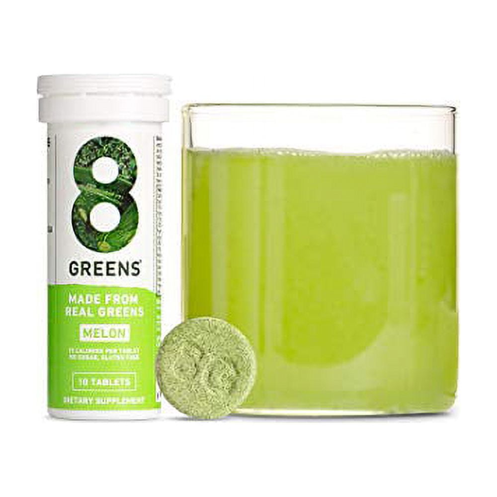 8Greens Effervescent Super Greens Dietary Supplement - 8 Essential ...