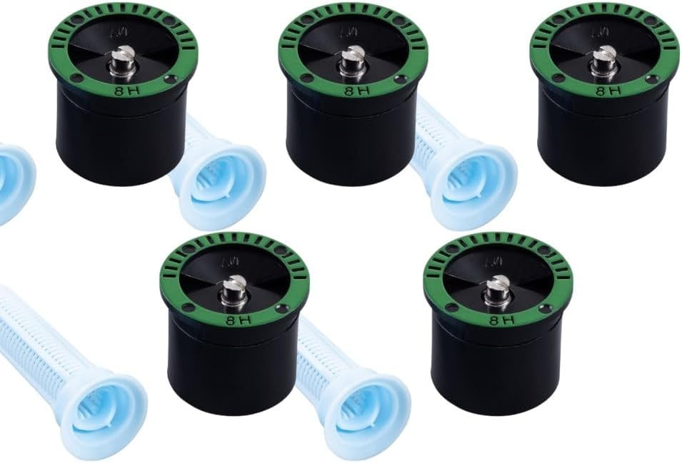 8H Half Circle Nozzles with Screen | 8 Foot - 180 Degree | 5 Pack ...
