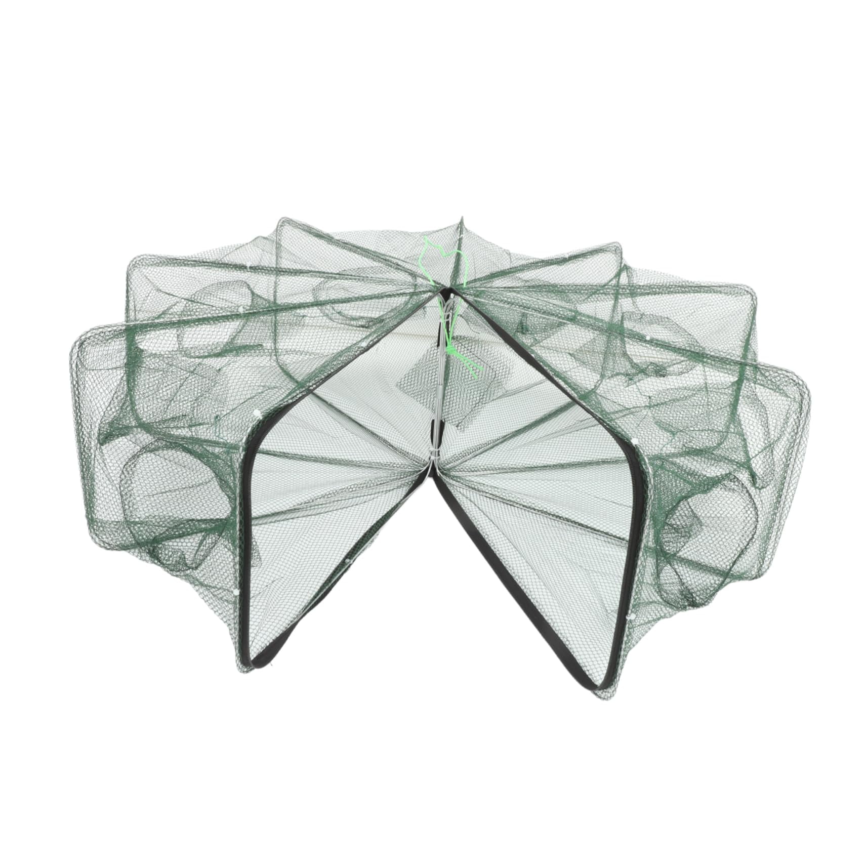 8Holes Auto Folding Fishing Net Trap Mesh Net for Crayfish Shrimp Crab ...