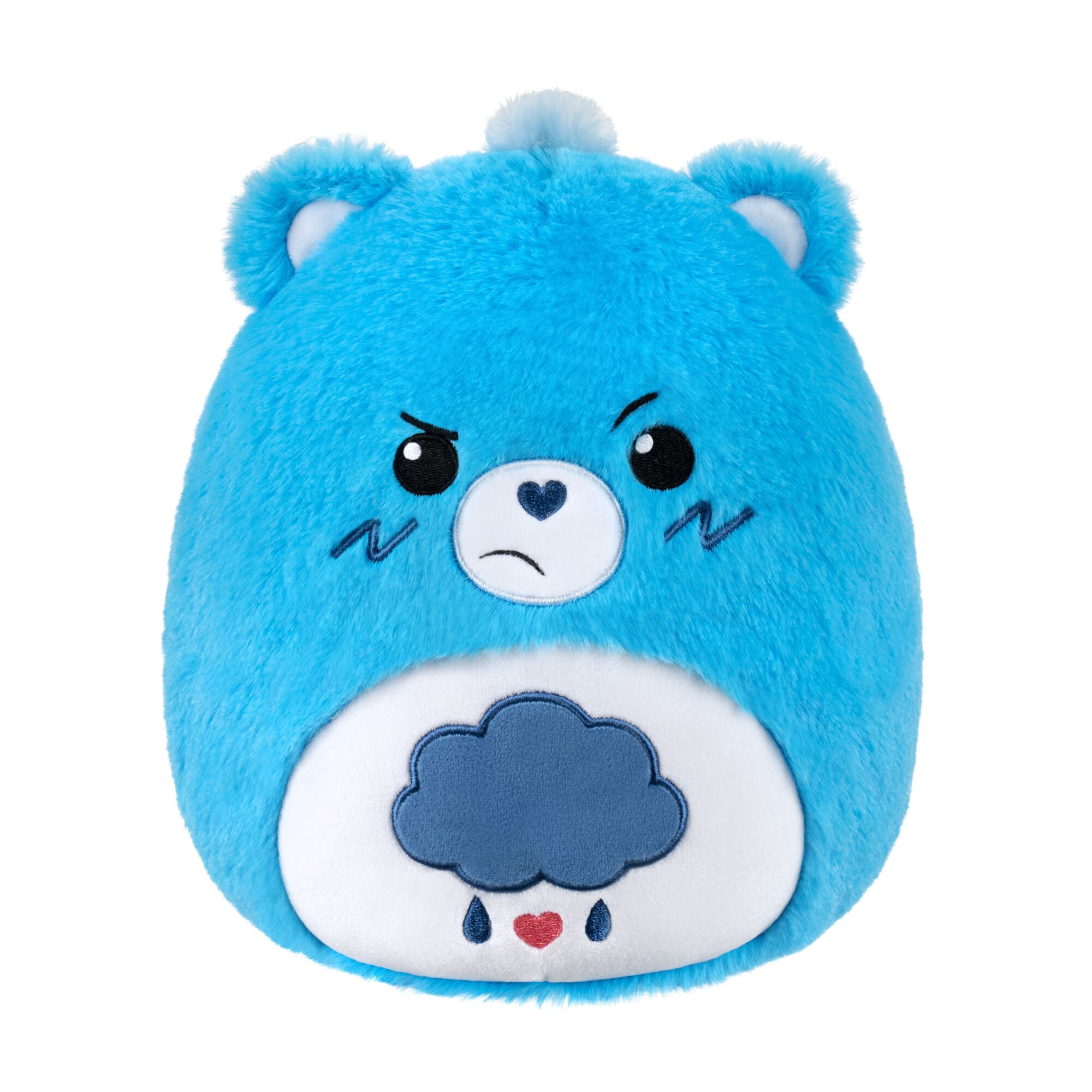 Squishmallows FuzzAMallow Official 8 inch Care Bears Grumpy Bear ...