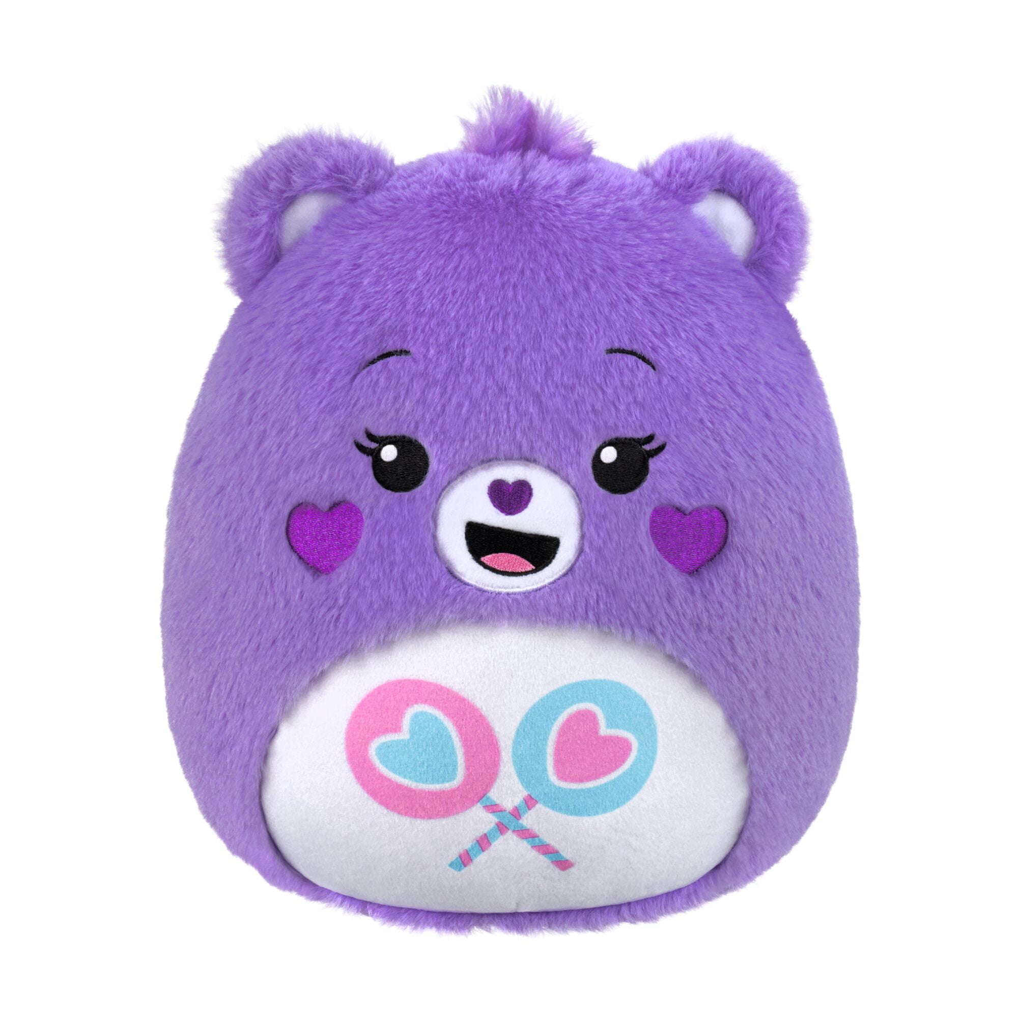 Squishmallows FuzzAMallow Official 8 inch Care Bears Share Bear - Child ...