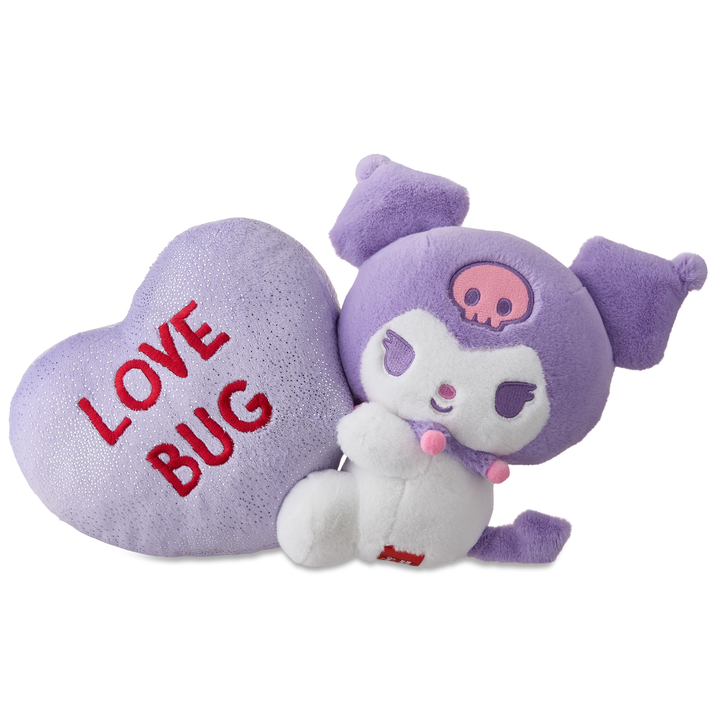 8" Sanrio Kuromi™ Sweethearts Purple Plush Heart - Walmart.com