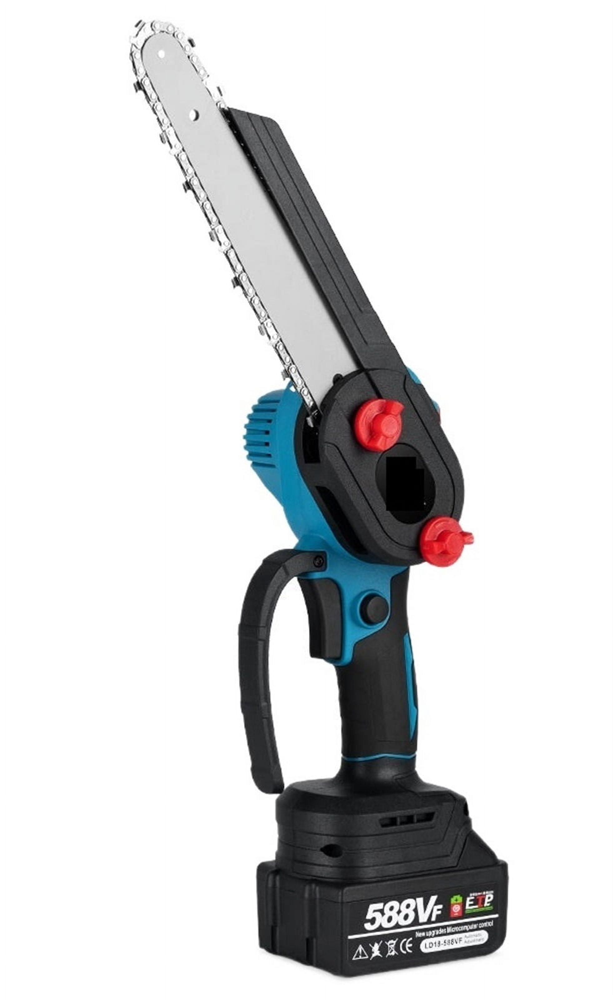 8Inch Brushless Electric Saw With Oil Pot 4500W Cordless ChainSaw Wood ...