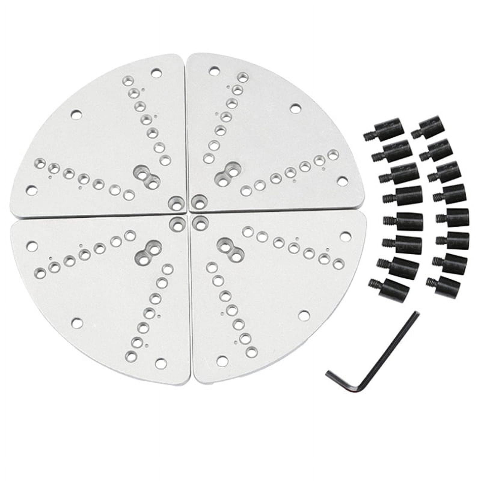 8Inch Flat Lathe Chuck Jaw Set for Wood Lathe Key Chuck &Scroll Chuck ...
