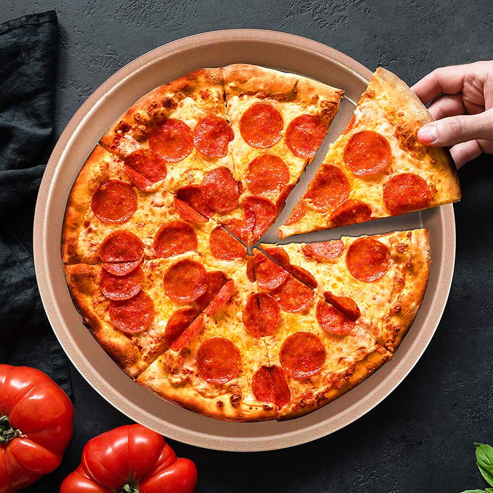 8Inch Pizza Tray Non Oven Round Pizza Pan Baking Tray Tool Plate 8 inch ...