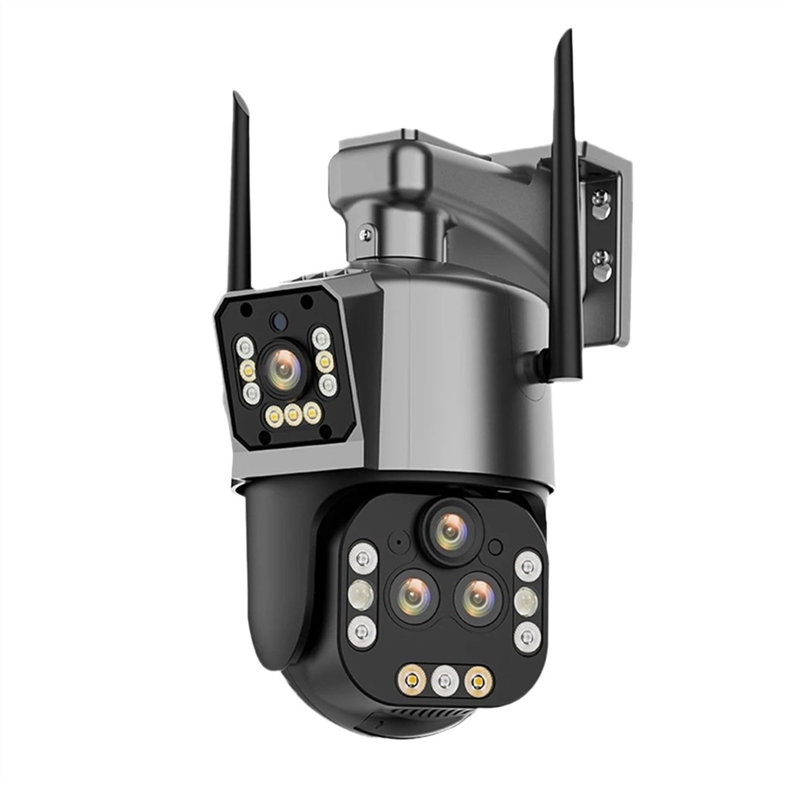 8K 16MP HD PTZ Camera 20X Zoom Four Lens 100M Infrared Outdoor 4K Dual Screen Motion Detection ...