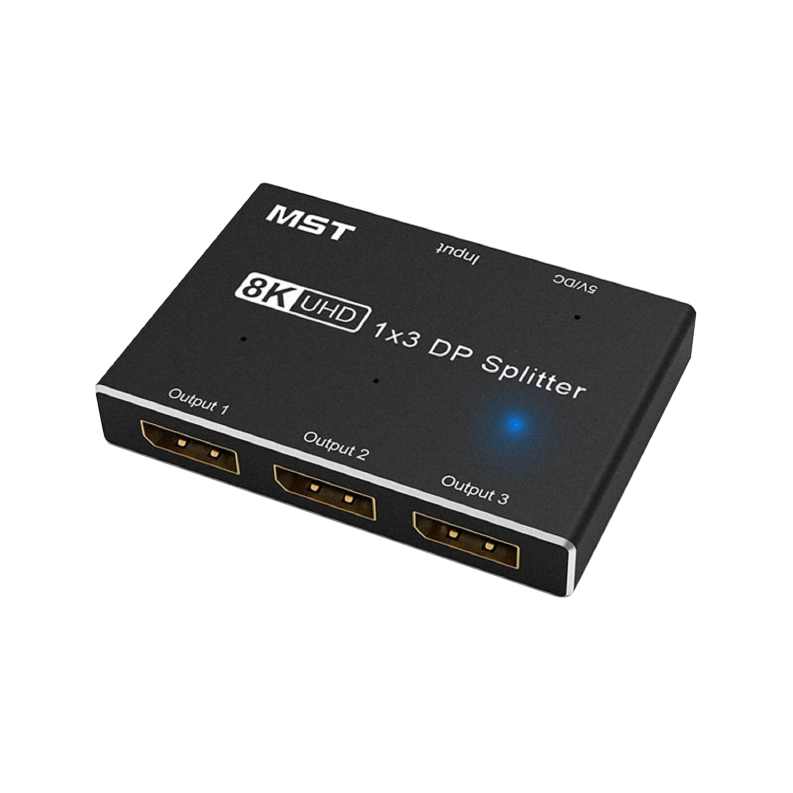 8K 1X3 DP Splitter 8K60Hz MST SST Hub Multi Monitor Splitter with ...