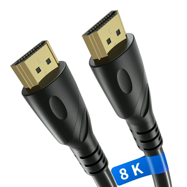 8K/4K HDMI Cable 6.6FT (HDMI 2.0,18Gbps) Ultra High Speed Gold Plated ...