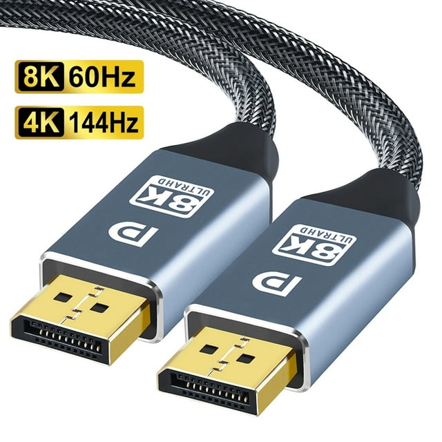 8K 60Hz 4K 144Hz DisplayPort Cable DP 1.4 Display Port Displayport ...