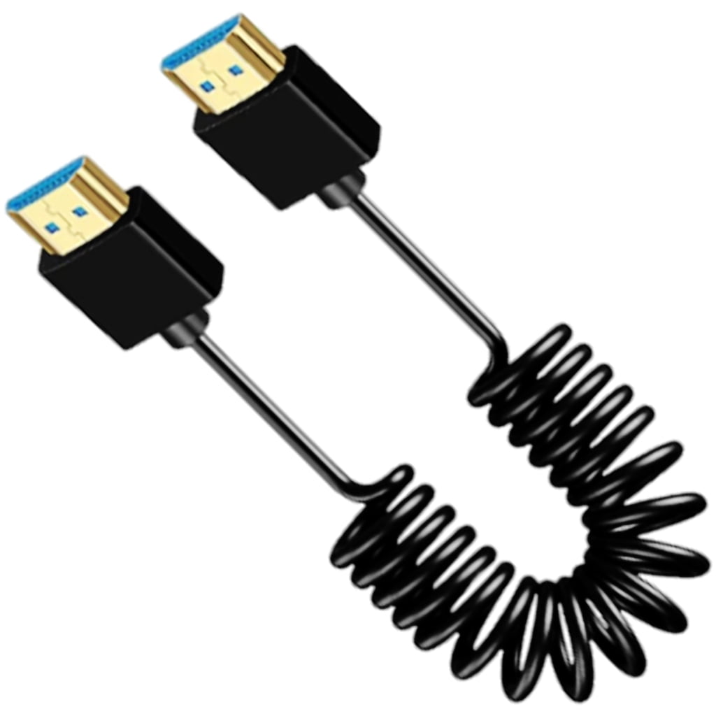 8K@60Hz UHD2.1 Coiled Spring Wire Gold Plated Port Fast Speed ...