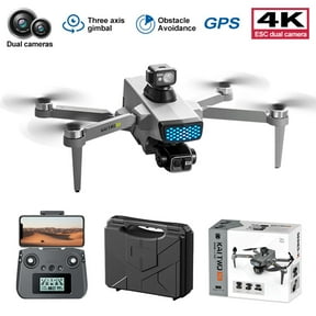 Vivitar Sky Flow 4K Aerial Camera Drone with Image Stabilization, Remote Control & Carrying Case ...