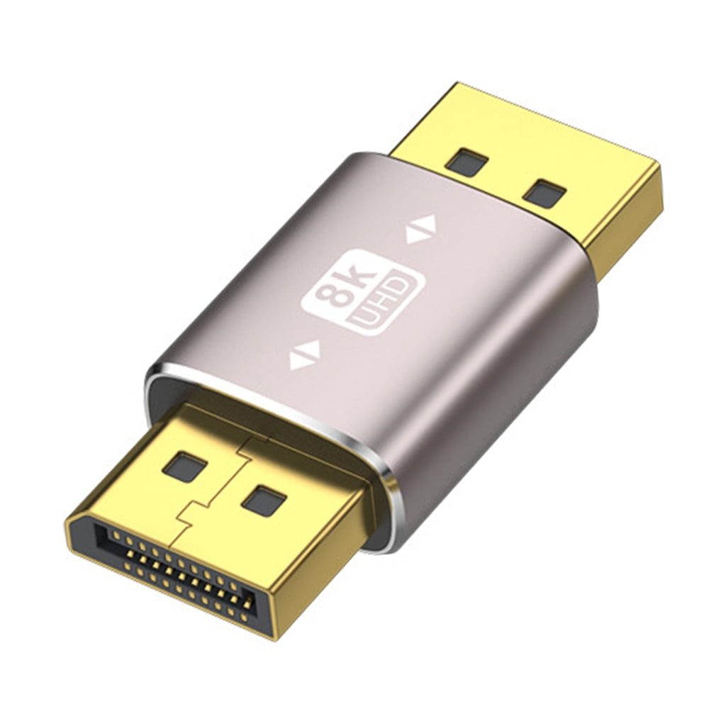 8K DisplayPort 1.4 Adapter 90 Degree Right Angle DisplayPort Male to ...