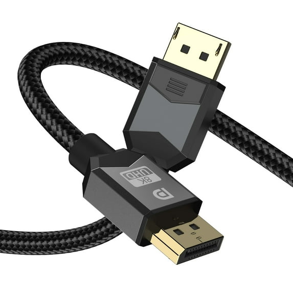 8K DisplayPort 1.4 Cable, High-Speed DP to DP Cord for PC Monitor ...