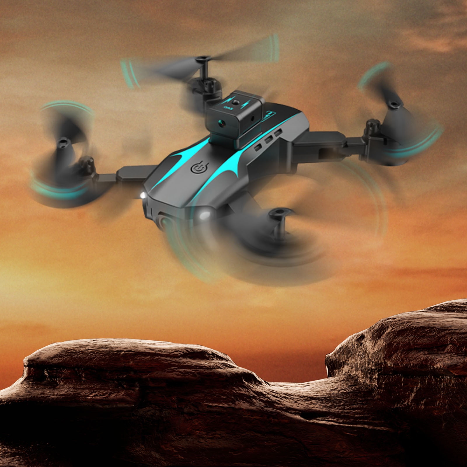 8K HD Camera Drone - Foldable Quadcopter with Obstacle Avoidance ...