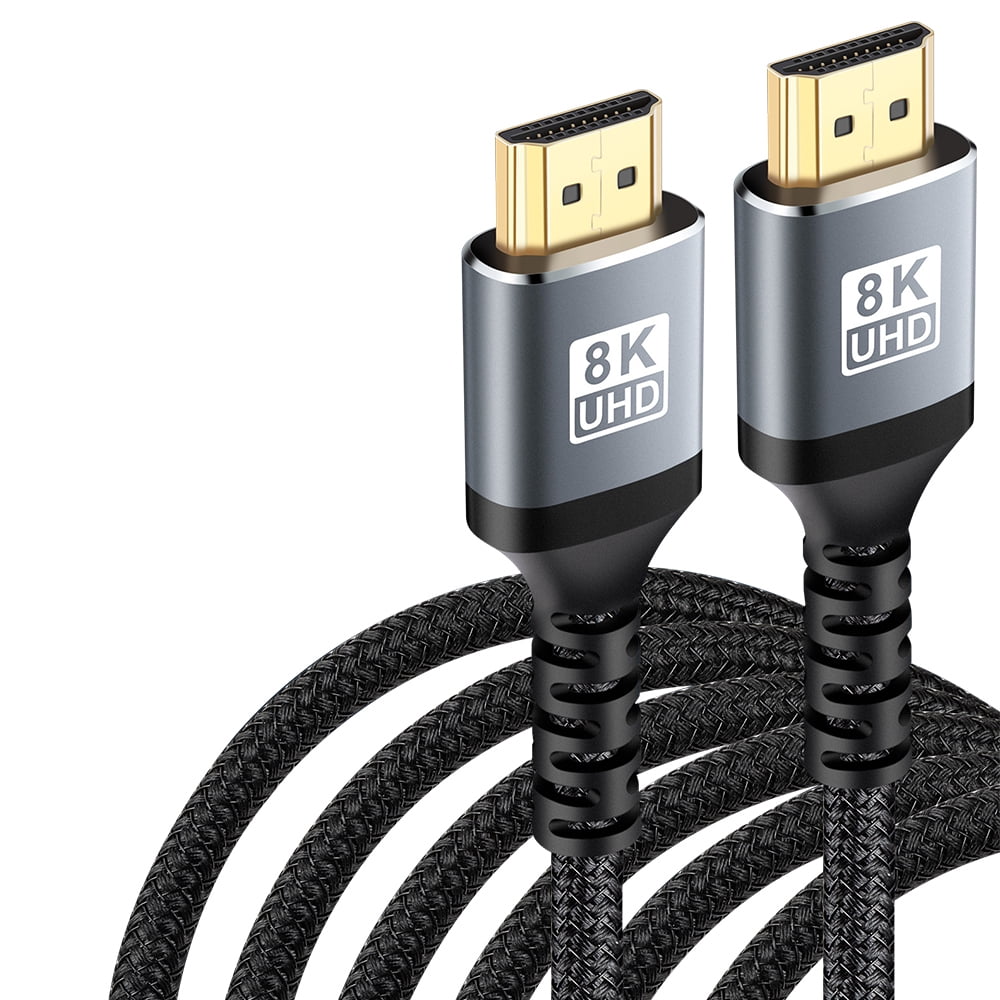8K HDMI Cable 2.1 48Gbps , AUBEAMTO High Speed HDMI Braided Cord-4K ...