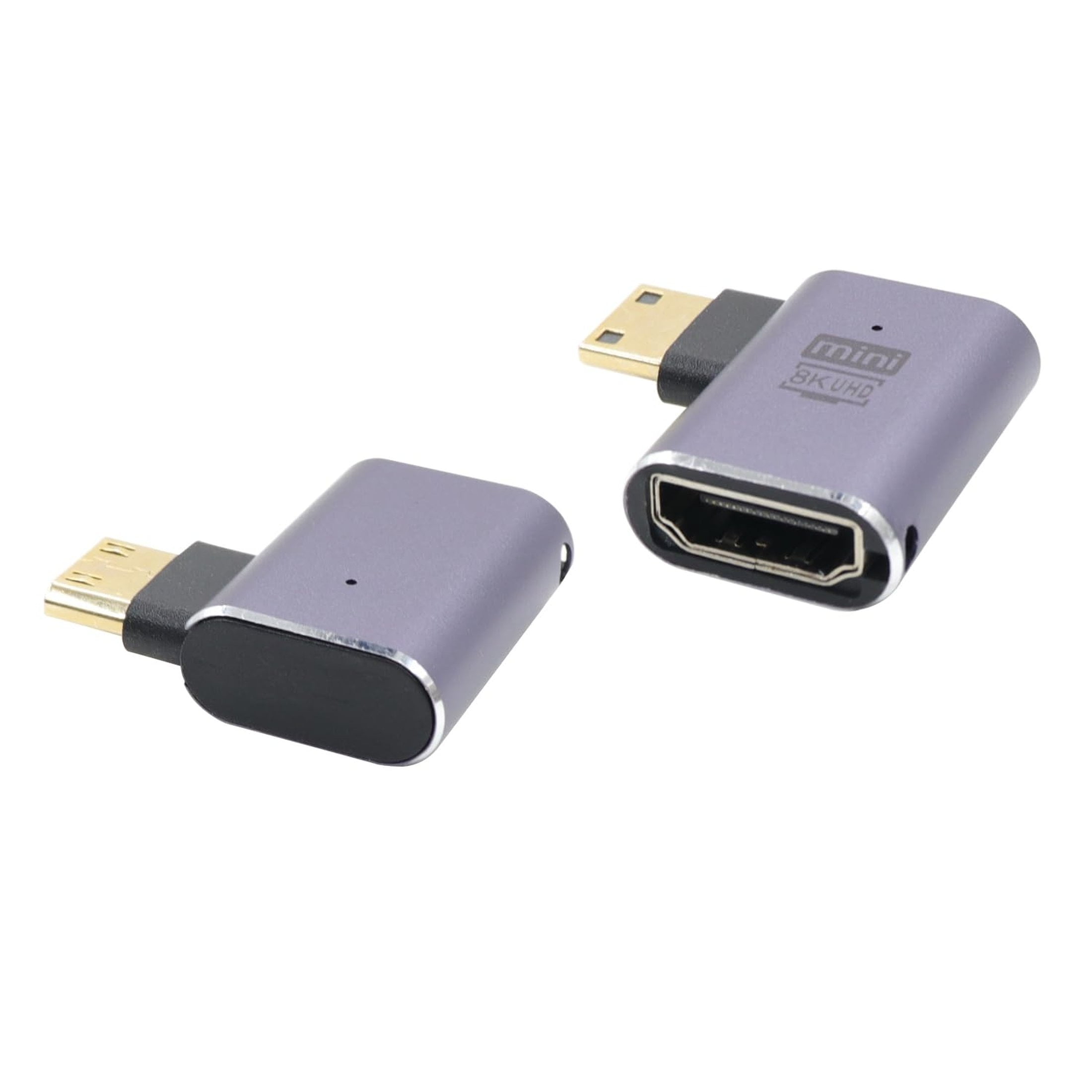 8K Mini HDMI to HDMI Adapter with LED Lights for High-Speed ...
