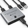 8K USB C Switch, Bi-Directional USB-C KVM Switcher, Supports 8K@60Hz/4K ...