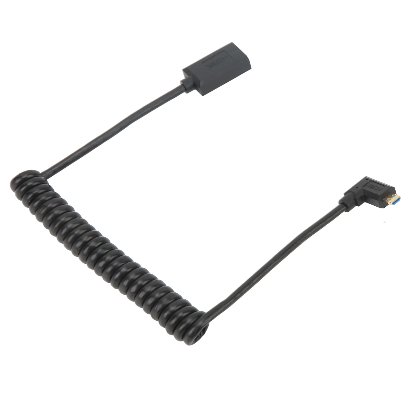 8K60Hz Micro HD to HD Multimedia Interface Female Spring Fine Cable OD4 ...