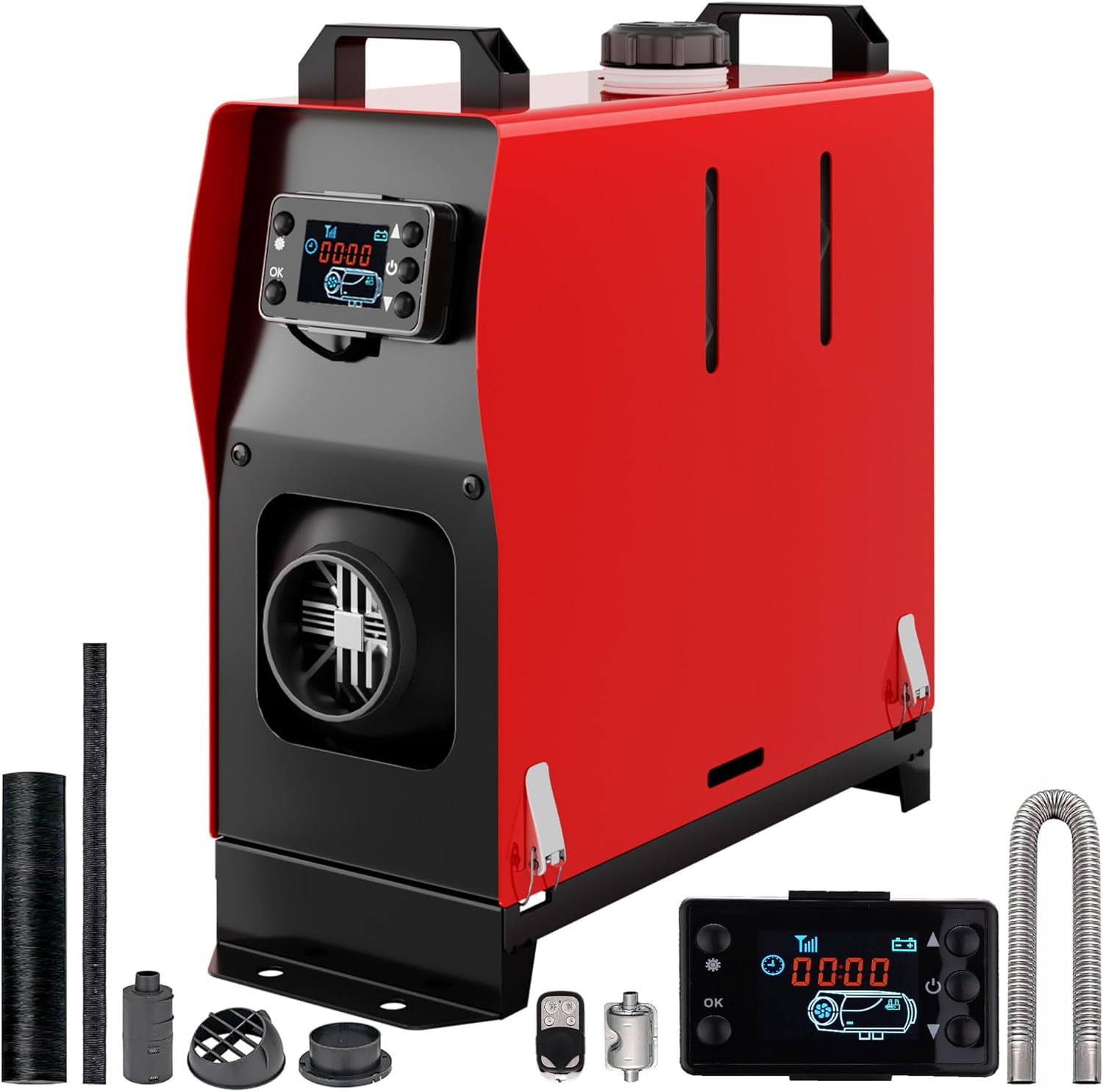 8KW Diesel Heater,All-in-One Diesel Air Heater, Portable Diesel Heater ...