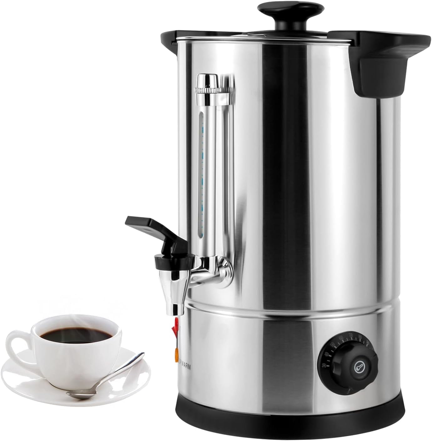 8L/2.11gal Coffee Urn, 20-30Cup Portable Small Coffee Maker Automatic ...