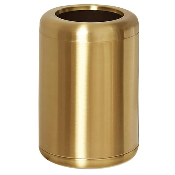 8L/2.1gal Brushed Nickel Gold Trash Can,Small Gold Trash Can,Modern ...