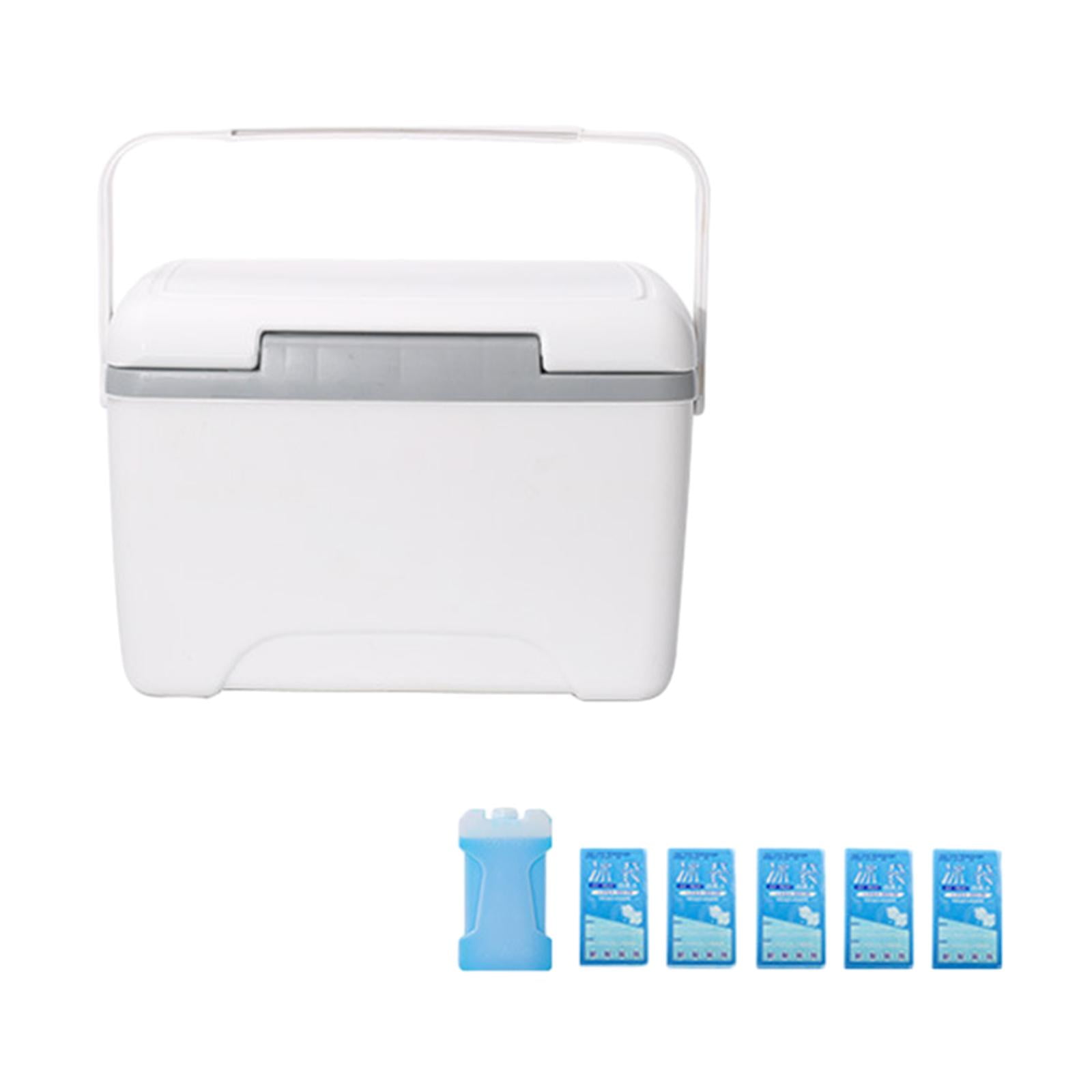 8L Camping Insulated Cool Box Multipurpose Drink Carrier Food Storage ...
