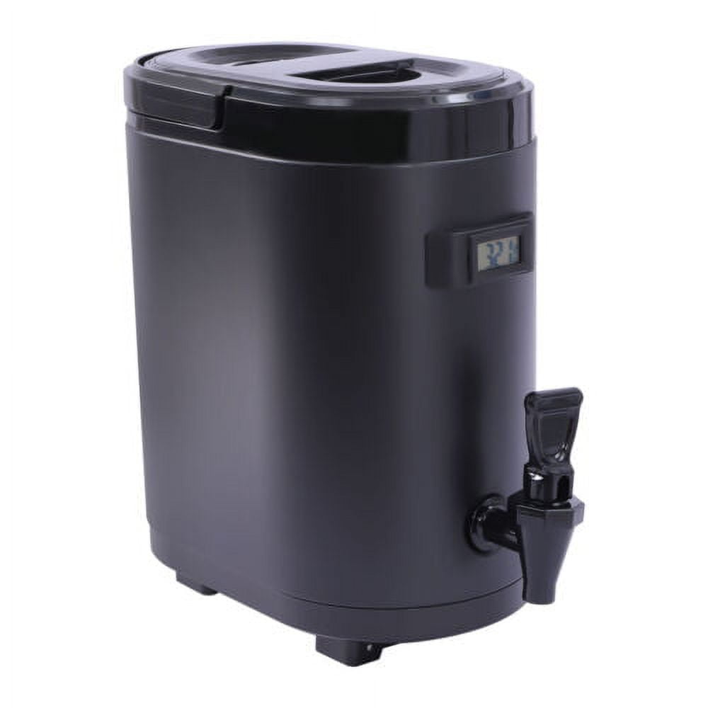 8L Insulated Beverage Dispenser Stainless Thermal Hot&Cold Water Jug ...