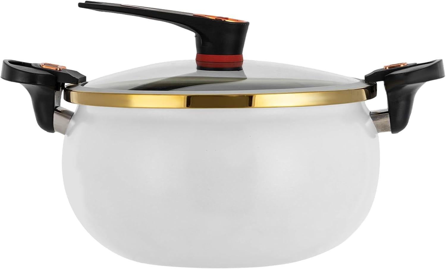 8L Micro Pressure Cooker Pot Non Stick Pressure Cookware with Visual ...