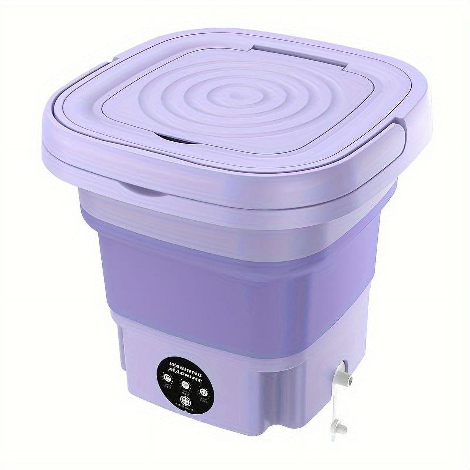 8L Portable Folding Mini Washing Machine | Space-Saving Fold Design for ...