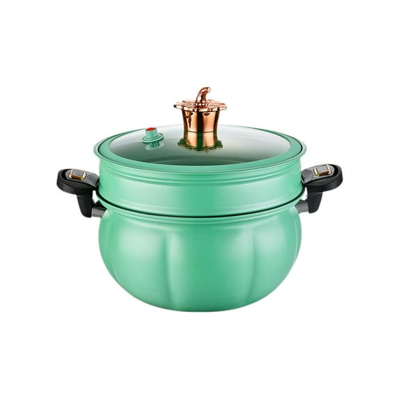 8L Pumpkin Micro Pressure Cooker, Micro Pressure Cooking Pot with Lid ...
