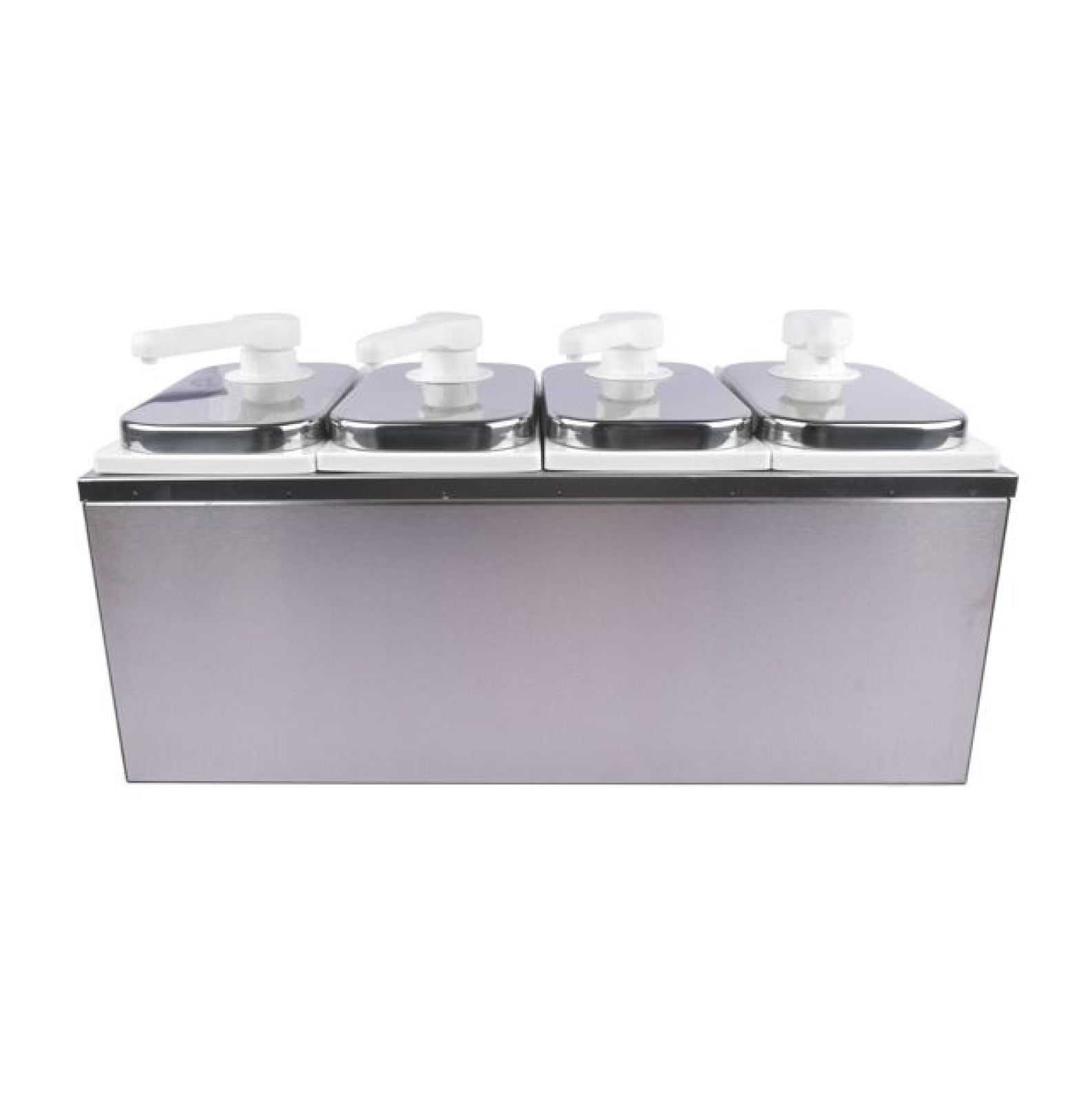 8L Stainless Steel Sauce Pump Dispenser Squeeze Condiment Dispensing ...