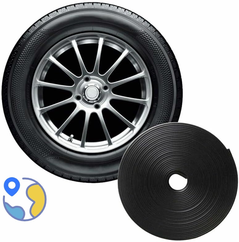 8M Car Wheel Rim Edge Protector Vehicle Tire Guard Sticker Rubber Strip ...