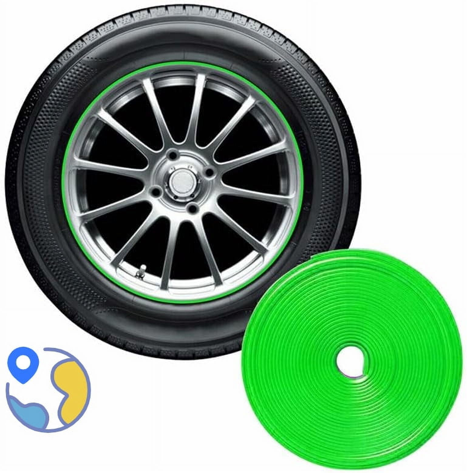 8M Car Wheel Rim Edge Protector Vehicle Tire Guard Sticker Rubber Strip ...