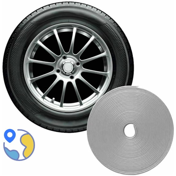 8M Car Wheel Rim Edge Protector Vehicle Tire Guard Sticker Rubber Strip ...