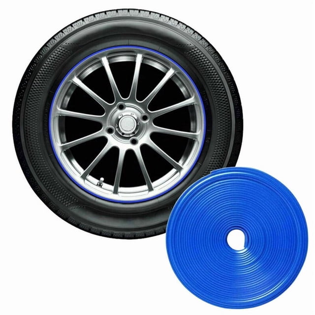8M Car Wheel Rim Edge Protector Vehicle Tire Guard Sticker Rubber Strip ...