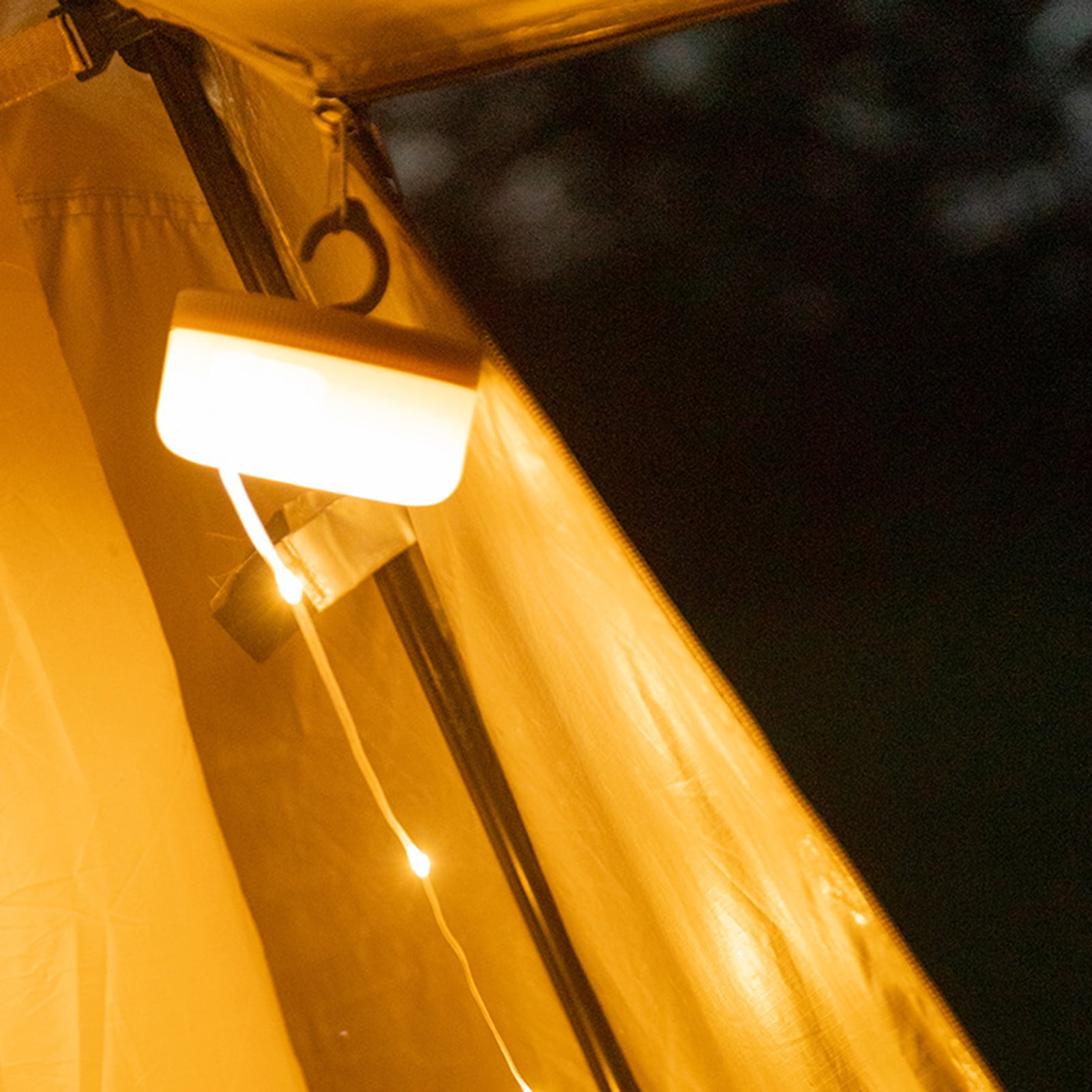 8M Retractable Camping Atmosphere Lamp USB Rechargeable IPX4 Waterproof ...