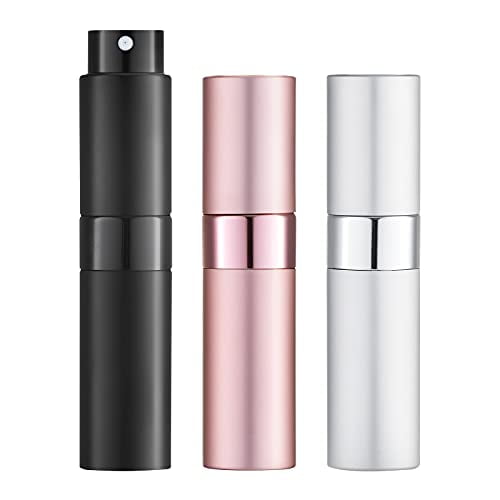 8ML Atomizer Perfume Spray Bottle for Travel (3 PCS) Empty Cologne ...