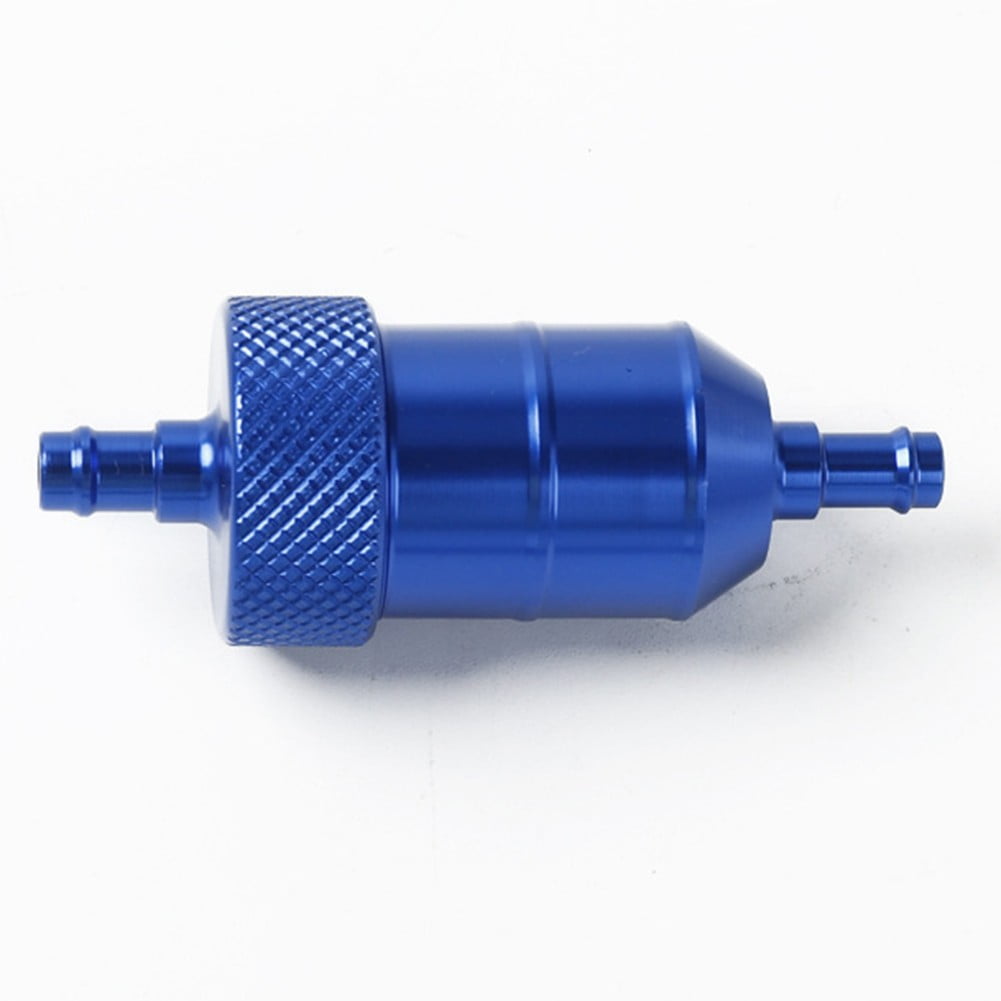 8MM CNC Aluminum alloy Inlne FUEL Filter Motorcycle Motorbike Moped ...