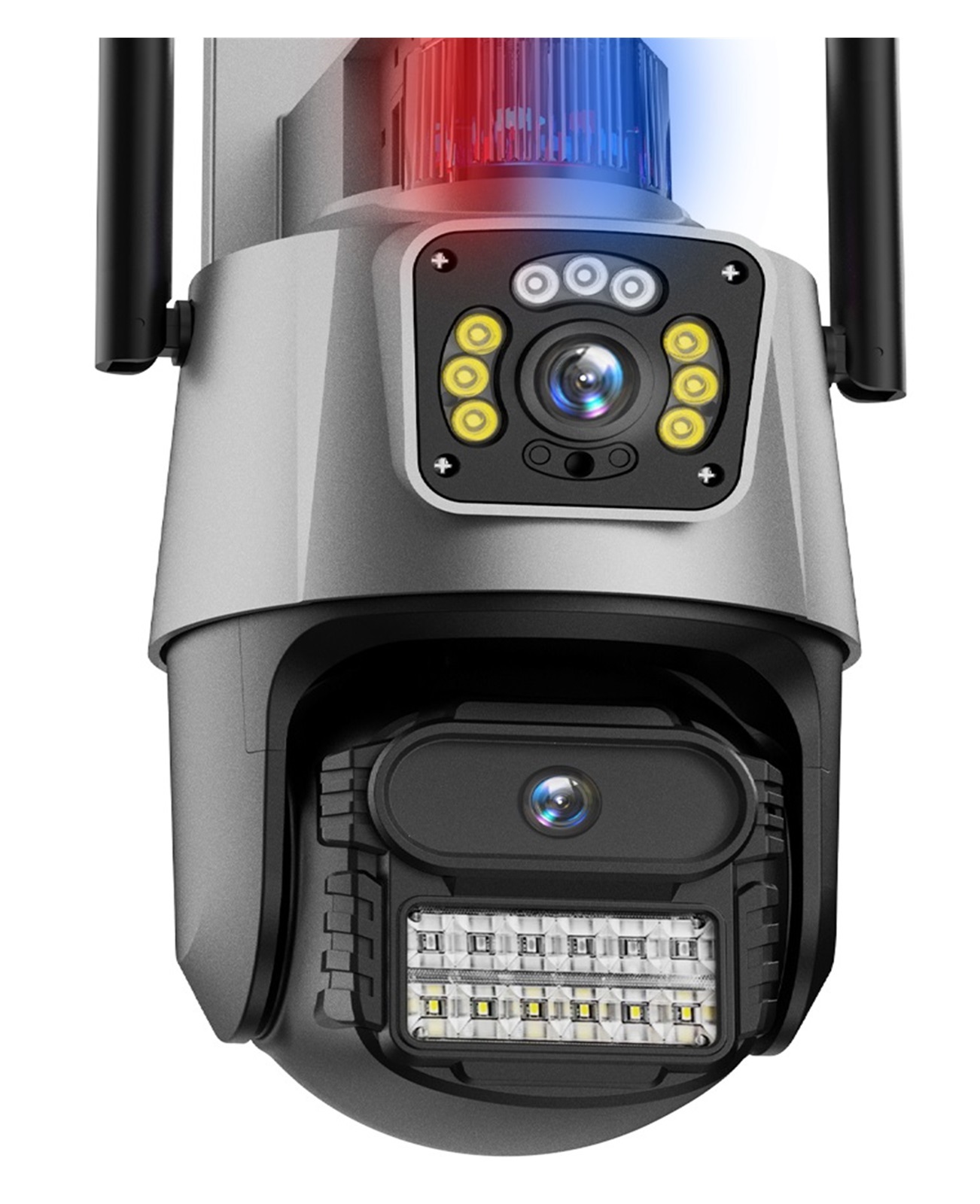 8MP 4K HD IP Camera Outdoor Dual Lens PTZ Camera 4MP Auto Tracking ...